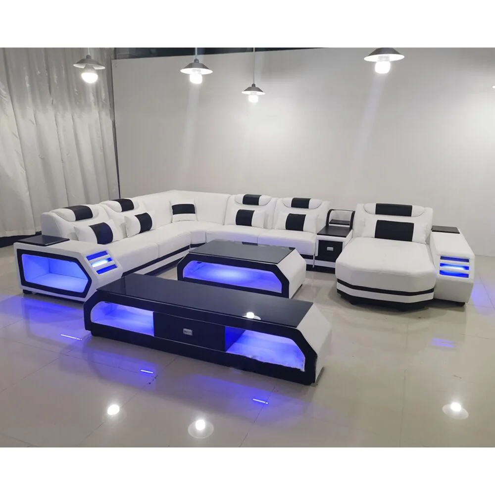 LED Couch - Modern Multifunctional Sofa with LED Lights