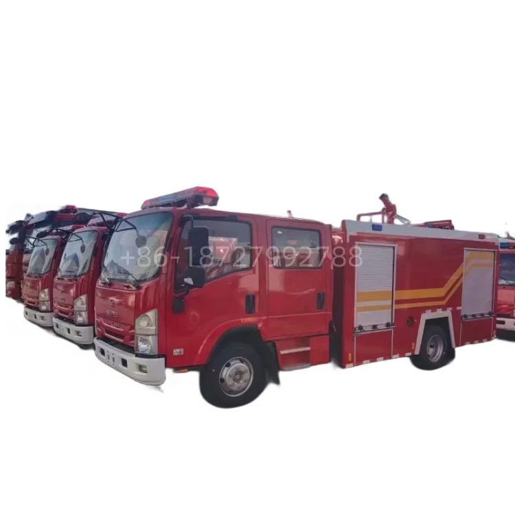 Japan 1suzu 4x2 Forest Fire Rescue Truck 500liters Foam 4000 Liters ...