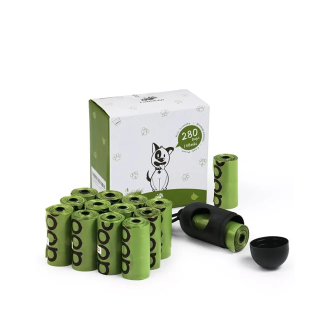 Scented Disposable Compostable Pet Biodegradable Dog Poop Baggies Poop ...