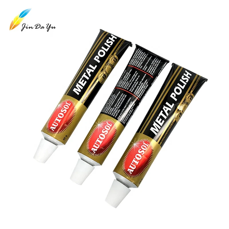 100g Metal Polish Paste Cream For Chrome Copper Brass With Gloves - Buy ...
