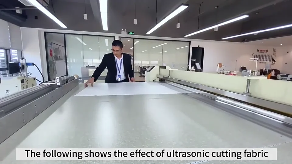 2in1 Ultrasonic And Crush Fabric Cutting Machine With Auto Measuring Stop Zebra Blind Roller ...