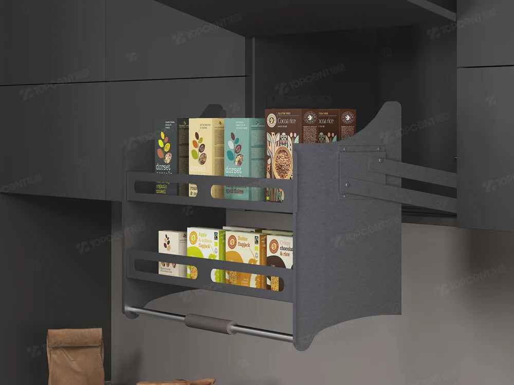 Topcen Kitchen Cabinet Pull Out Storage Organizer Drawer Basket With ...