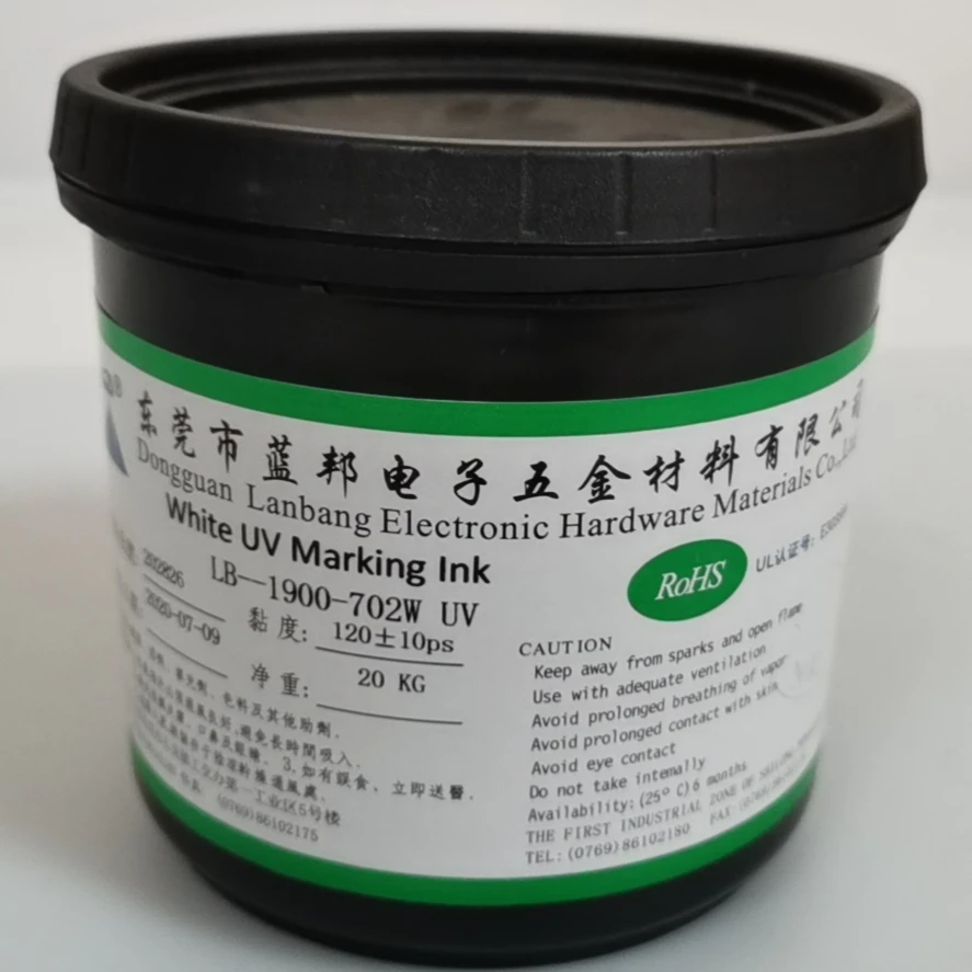 UV Curable Marking Ink - White UV Ink for Screen Printing