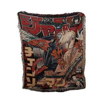Anime Tapestry Woven Wall Hanging High Quality Woven Throw Blanket ...
