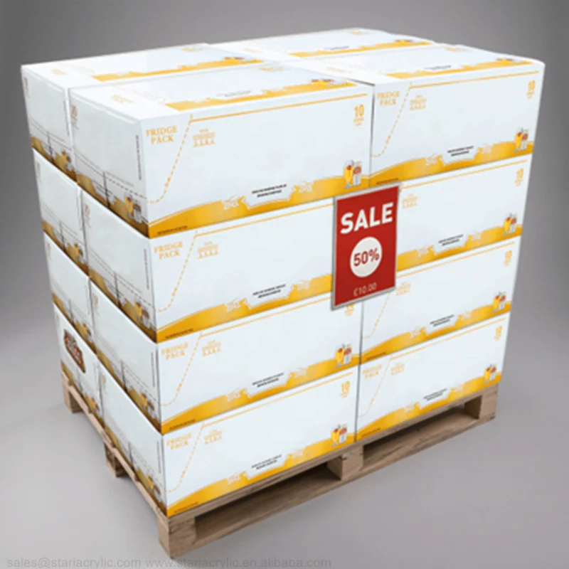 Acrylic Retail Shelf Talkers - Durable & Versatile Display