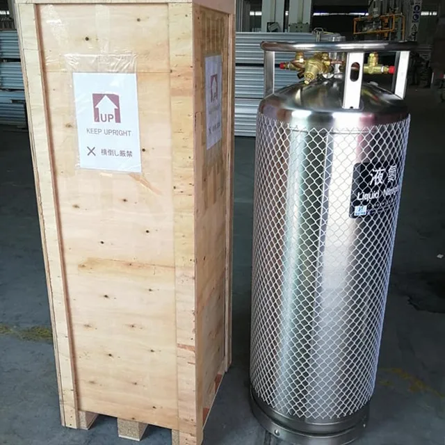 195l 1.4mpa Cryogenic Dewar Liquid Oxygen Gas Cylinder Welded Insulated Cylinders Price Factory ...