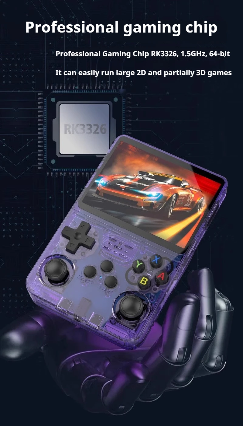 R36S Portable Handheld Game Console - 10000 Built-in Games