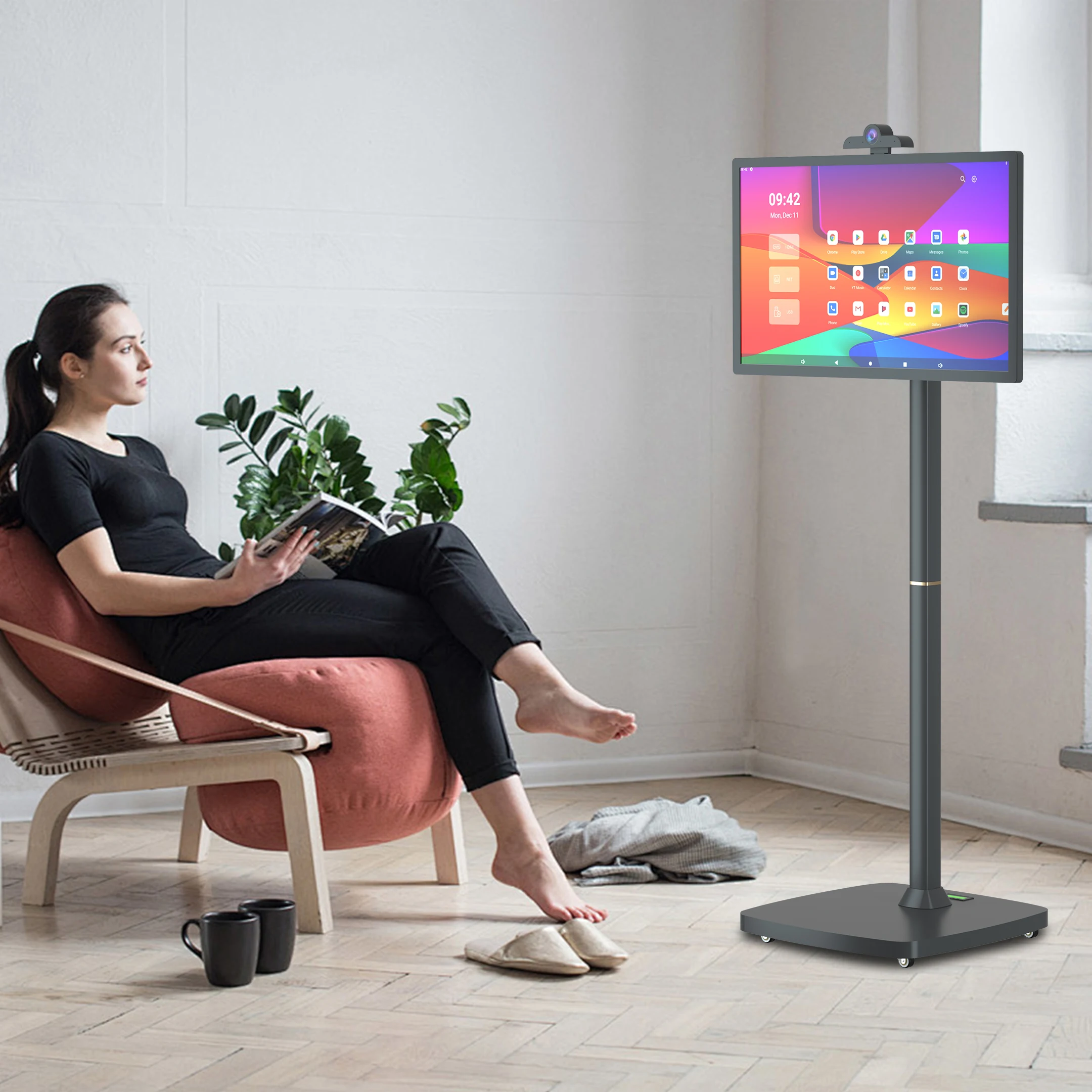 4k Uhd Smart Tv Television 22inch 24inch 27 Inch 32inch Touch Screen ...