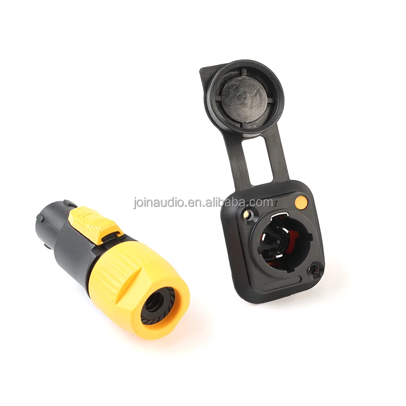 Waterproof Locking 3 Pin Powercon True1Power Male Female Socket Plug ...