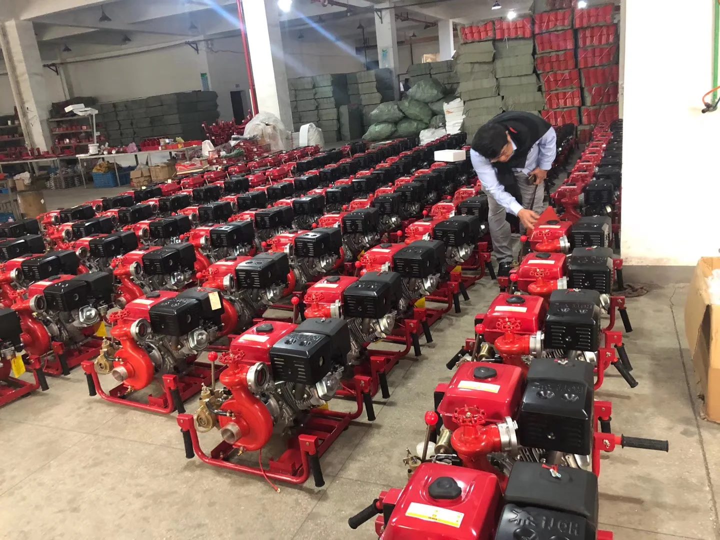 Mobile Fire Fighting Equipment - 6.8KW Fire Pump