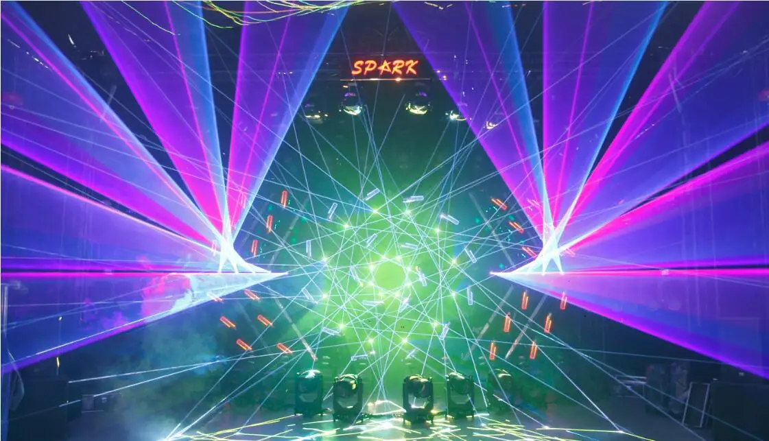 Sky 3W RGB Laser Light - Perfect for Wedding & Party Stage