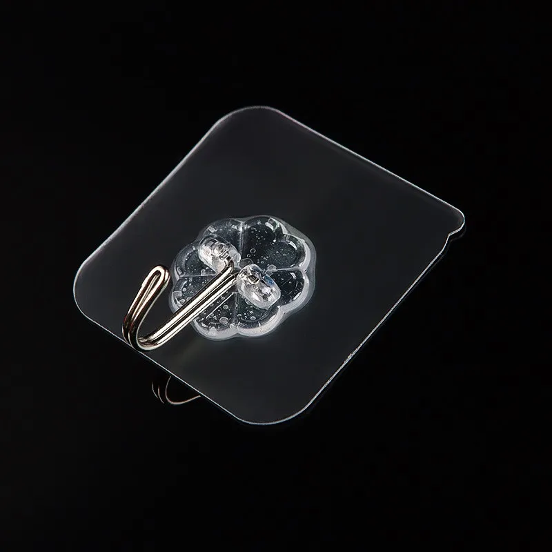 Transparent Square Plastic Wall Hanging Hook For Clothes Wall Clothing ...
