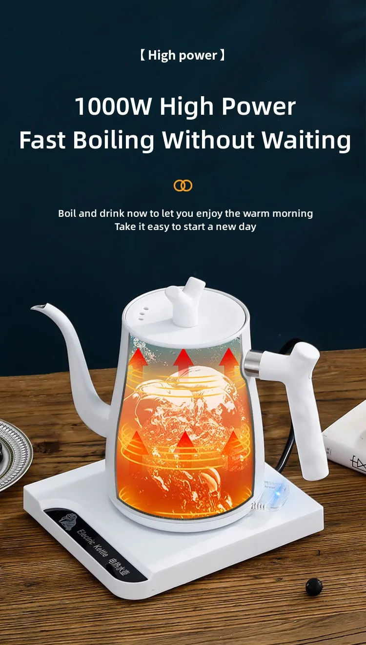 1000W Electric Tea Maker - Fast Boil & Temperature Control