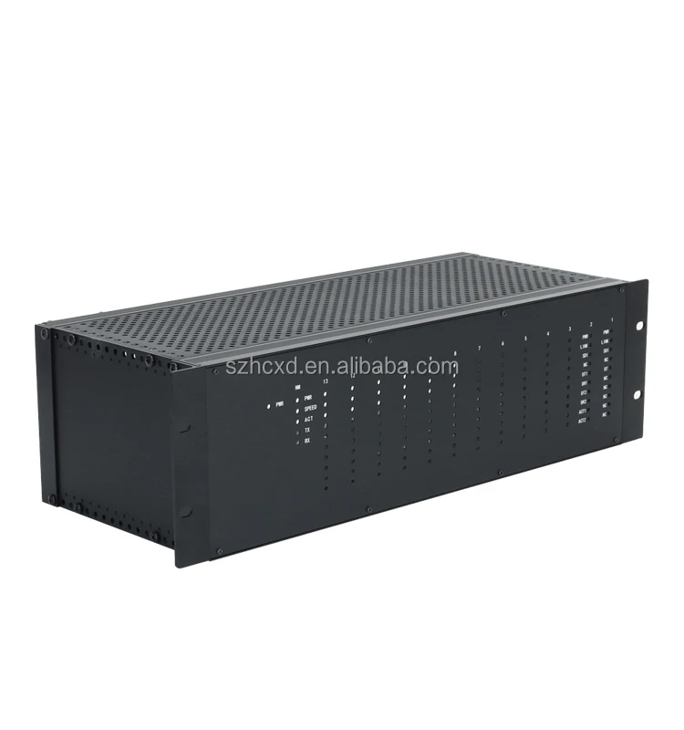 3u Black Anodizing Rack Enclosure Aluminium Chassis Aluminum Instrument ...