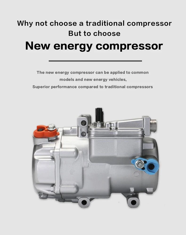Universal Semi-closed Electric Ac Compressor For Vehicle & Ev - Oem