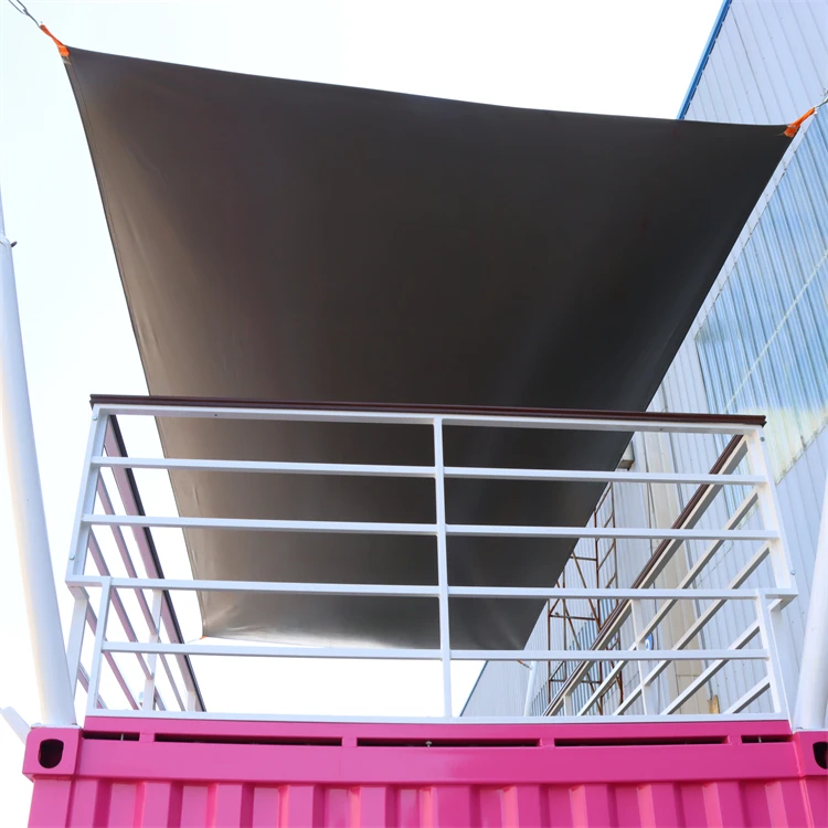 Prefabricated Shipping Container Restaurant Cafe Double Decker