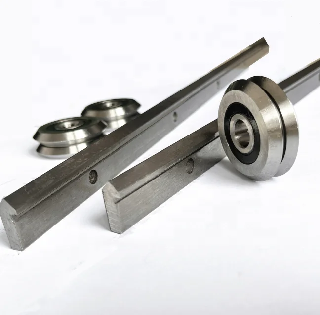 T1 V Shape Linear Guide Rail with W1 ZZ 2RS Wheel Track Roller Bearing ...