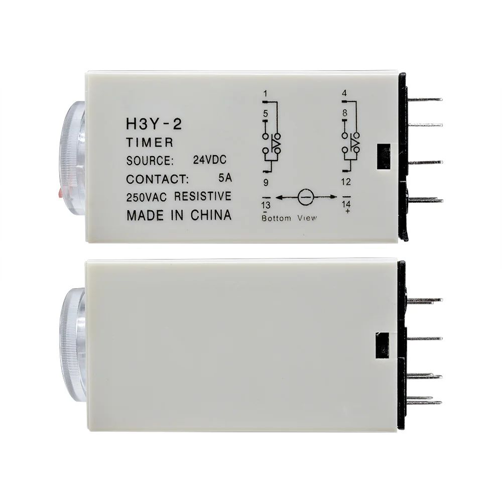 Delay Timer H3y-2 Time Relay With Base Countdown Timer Mini Time Relay ...