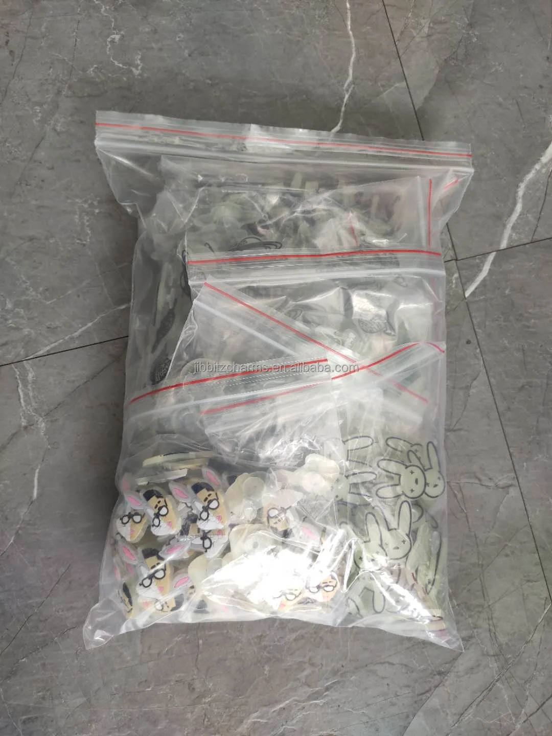 2025 Large Size Pvc Beach Bag Charms Accessories Hawaii Flower Beach ...