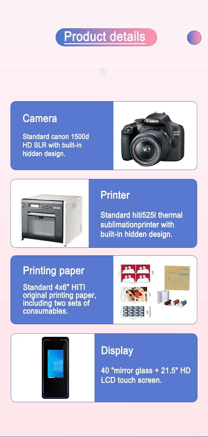 Selfie Magic Mirror Photo Booth With Camera And Printer For Party 13 ...