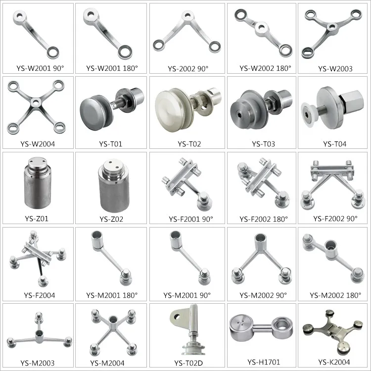 Stainless Steel Glass Spider Fitting System - Routel Accessories