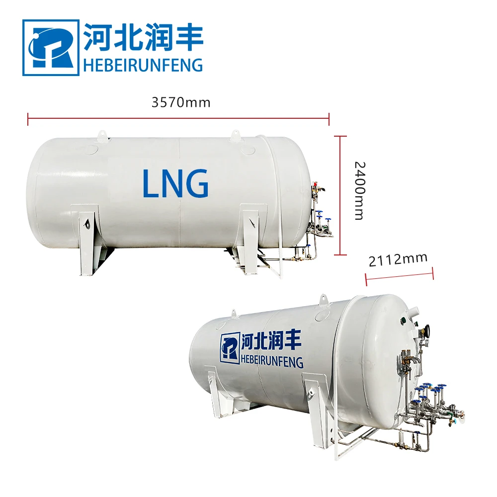 Industrial Liquid Container Vessel - High Pressure LNG Tank