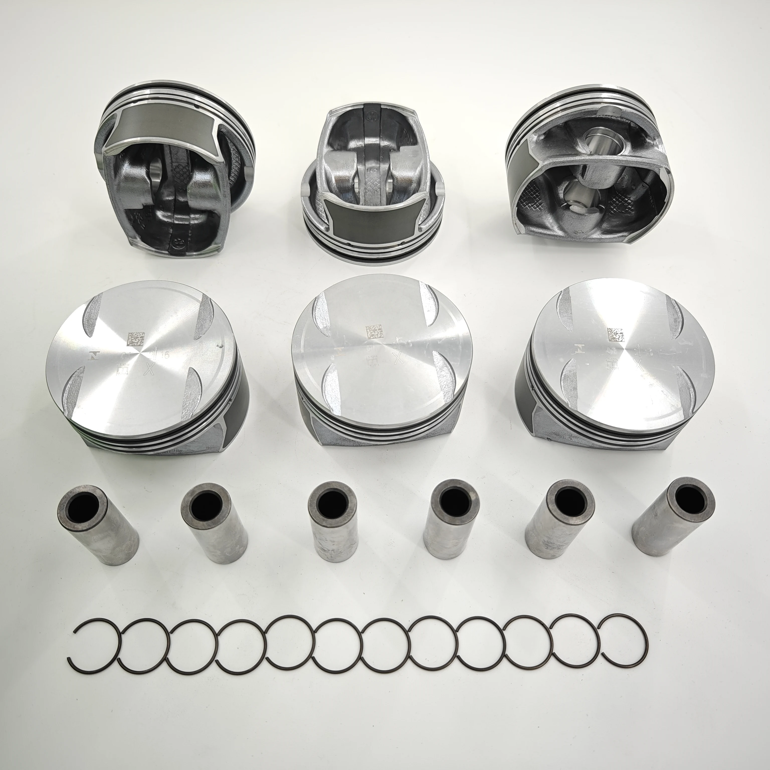 Car Spare Parts Engine Piston With Rings Piston Set For Mercedes Benz ...