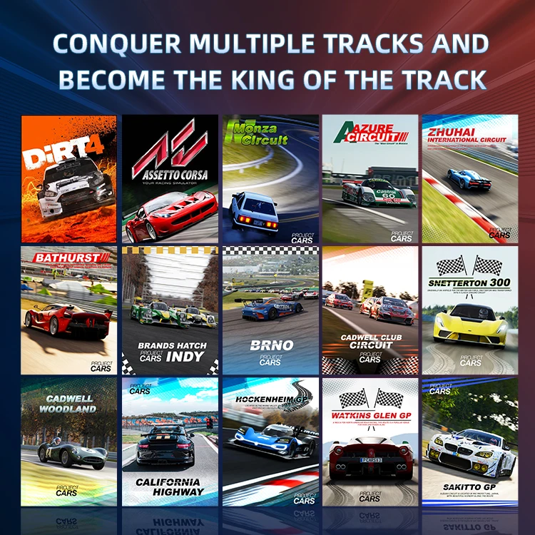 Virtual Reality VR Arcade Game Machine Racing Car Simulator