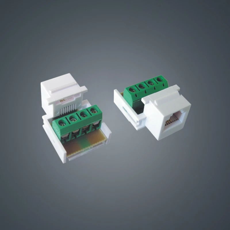 Nepci Utp Telephone Modular Box Rj11 Modular Jack Cat3-6p4c Keystone ...