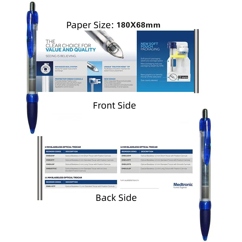 Promotional Plastic Banner Pen,Customized Logo Advertising Plastic Pen ...