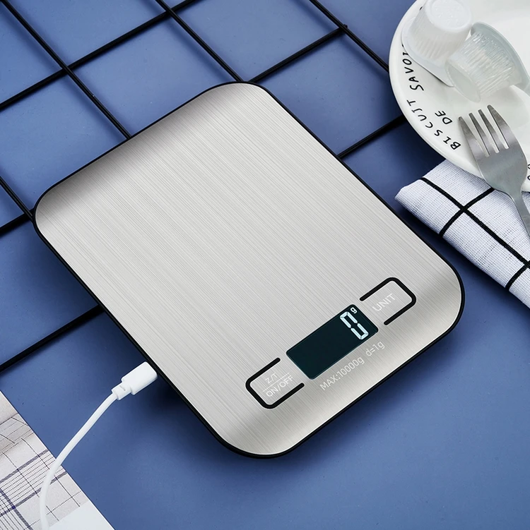 Full Custom Pink Kitchen Food Weighing Scales 10 Kg Digital Electronic ...