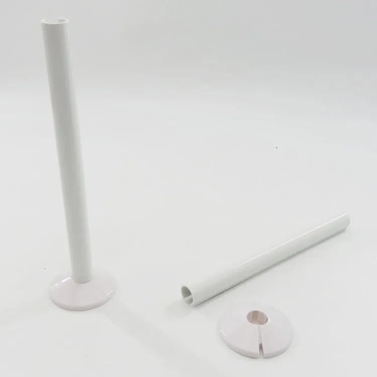 White Radiator Pipe Covers Greenedhouse 2 Pack 200mm Long 15mm Pipe ...
