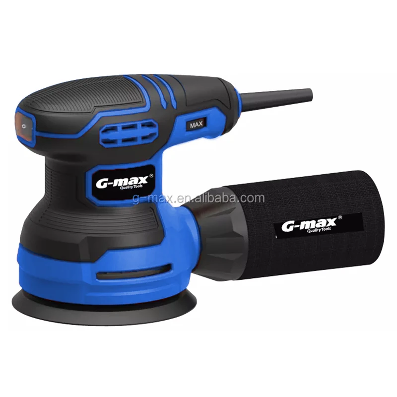 G-MAX 230V Electric Orbital Sander - 300W Power & 125mm Pad