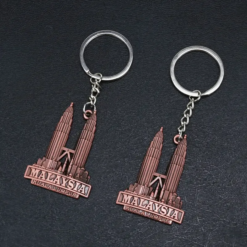 Custom Company Logo Letter Enamel Keyring Design Metal Keychain,Custom ...