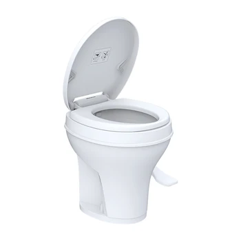 Seaflo Rv Camper Toilet Foot-operated Caravan Toilet Gravity Flush ...