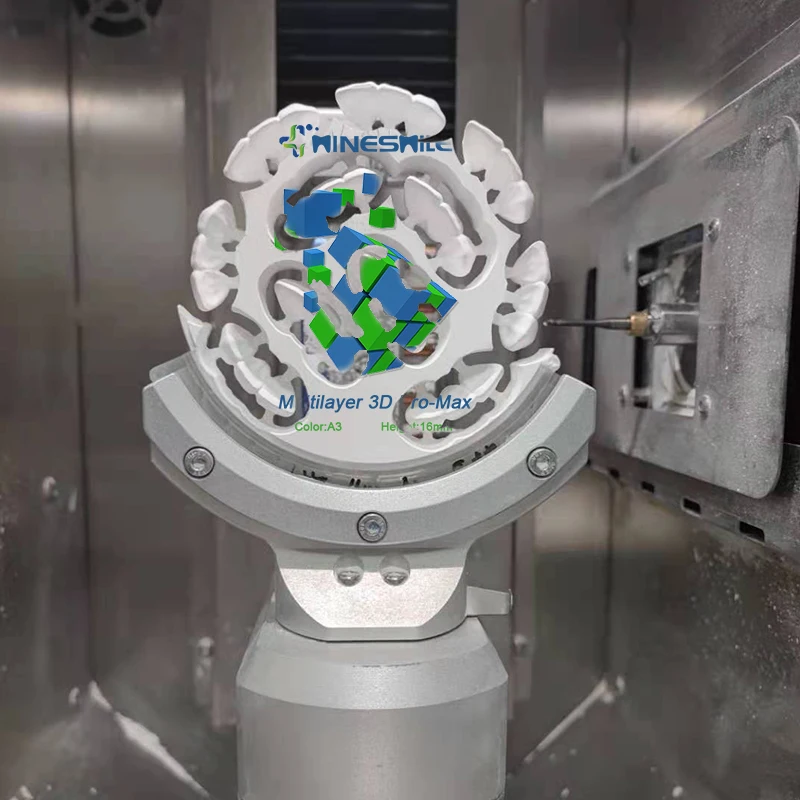 Yourcera Dental Crown CAD Cam Fresadora 5 Axis Dry Milling Machine