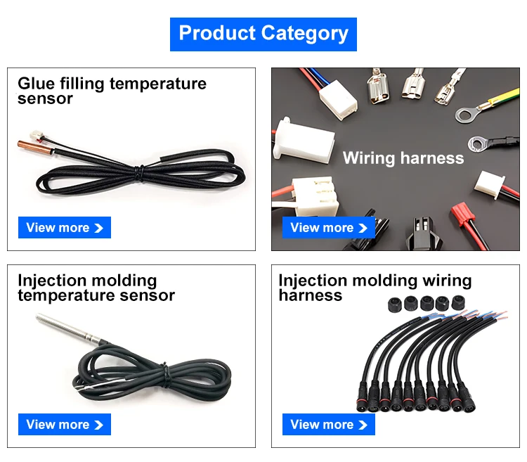 Factory Customized 100k Ntc Injection Molding Temperature Sensor For ...