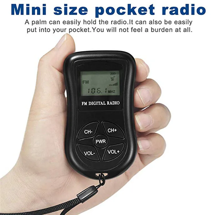 Simultaneous Interpretation Event Use 60-108Mhz Mini Portable Radio ...