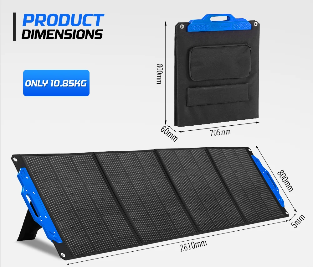 Atem Power Super Light 300 Watt 300w 4 Folds Etfe Portable Foldable ...