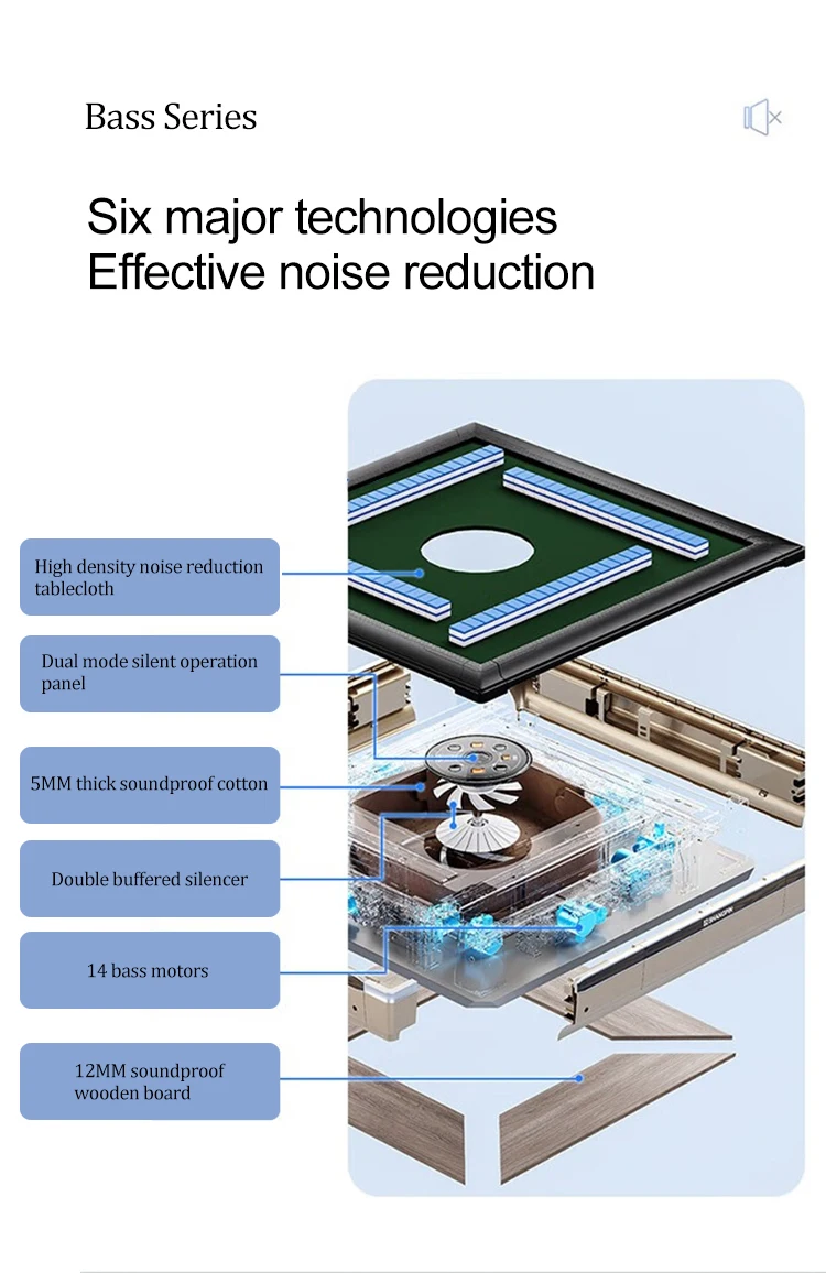 Tongquetai Intelligent Mahjong Machine Fully Automatic Folding Mahjong ...