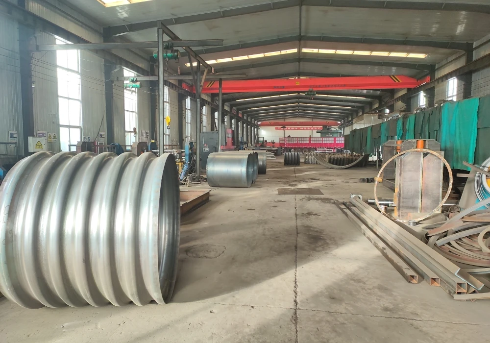 The Culvert Or Drainage Corrugated Steel Pipe Hot Dip Corrugated ...