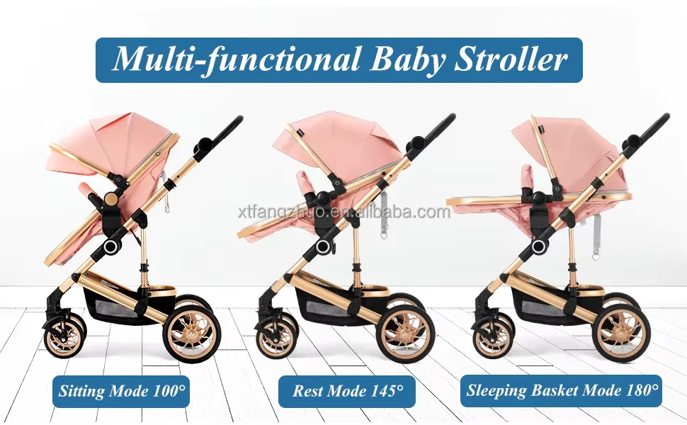 For Baby Multi-Function Custom Packing Baby Stroller 3 in 1 With ...