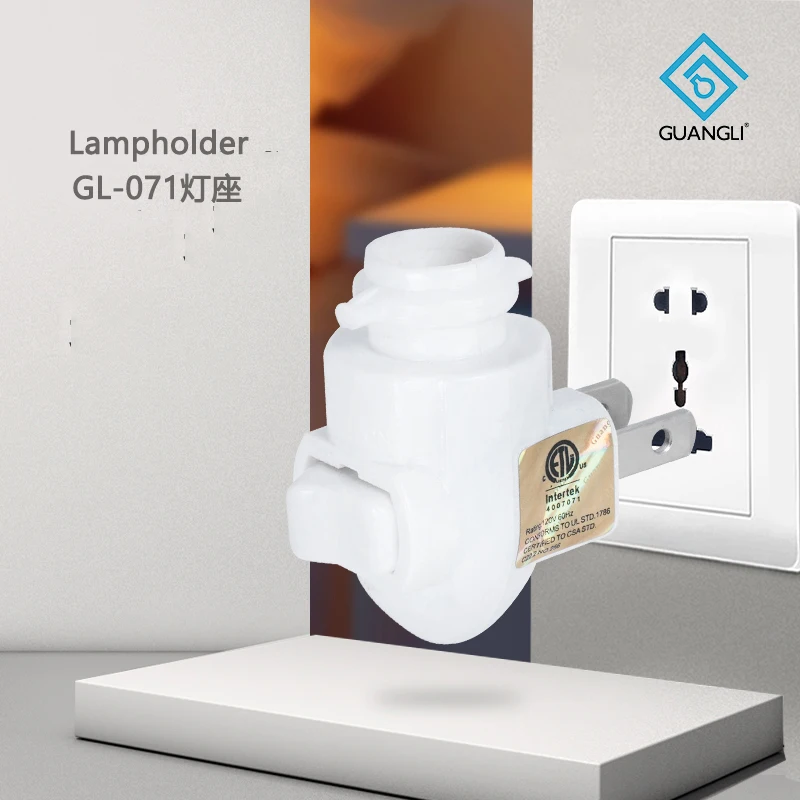ETL Night Light Part - American Lamp Socket Electrical Plug