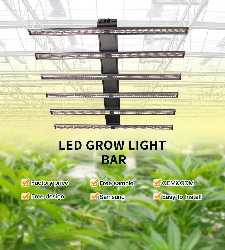 2023 New Style Dimmable Foldable 640w 720w 800w 1000w Full Spectrum Optional Hydroponic Plant ...