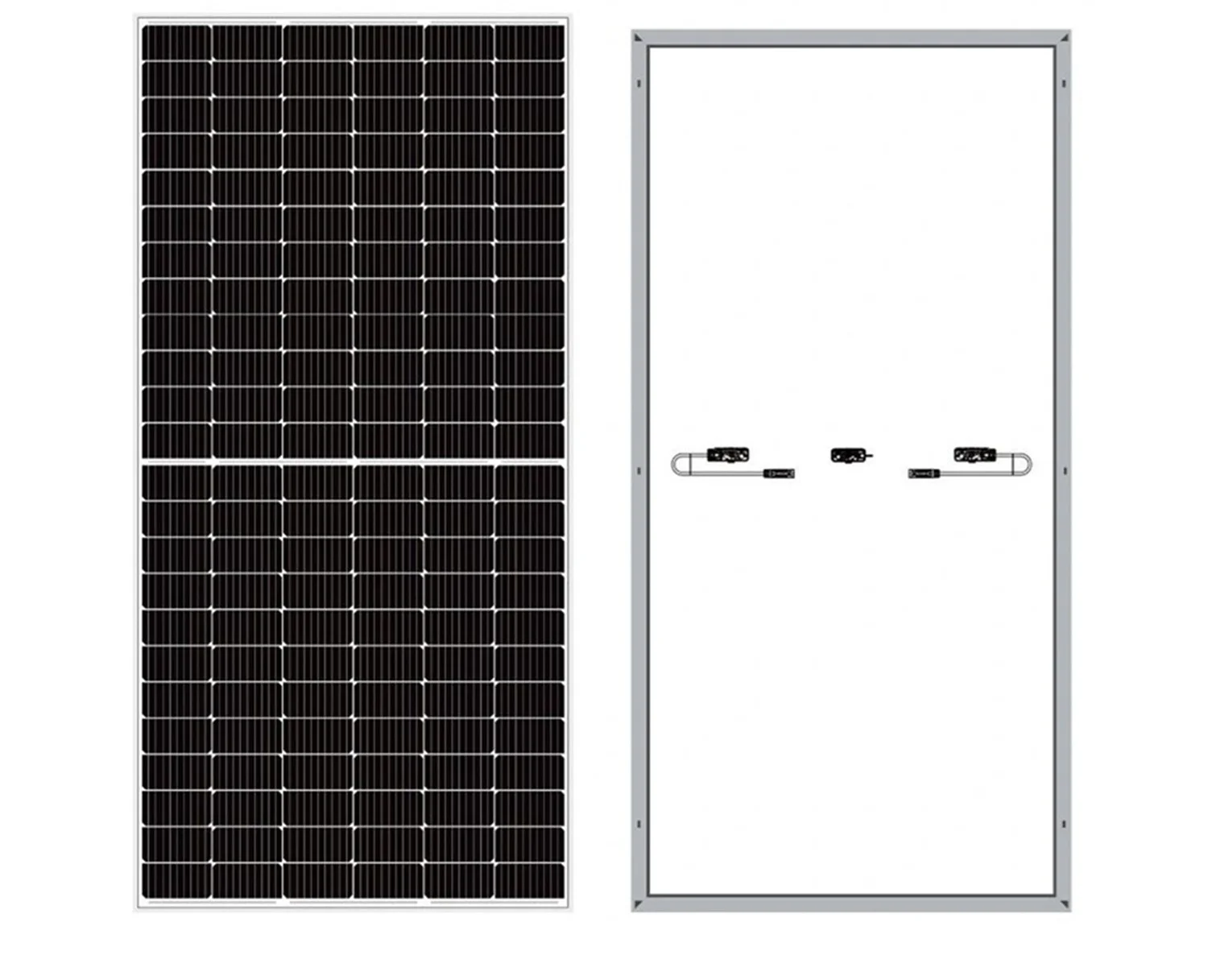 High Power Solar Panel 600w Half Cell Solar Panel 600 Watt 600 Wp Solar ...