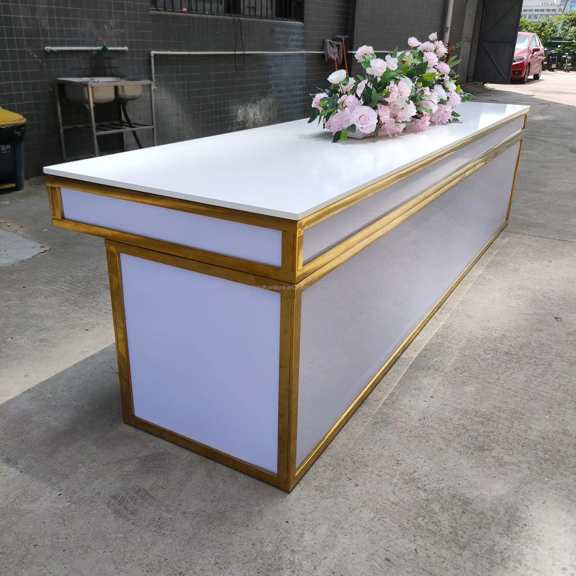 Counter Bar Stainless Steel Counter Table for Wedding Party Rental ...