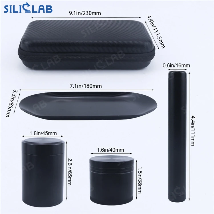 Portable Smoking Accessories Kit 5 In 1 Accessories Set Rolling Tray ...