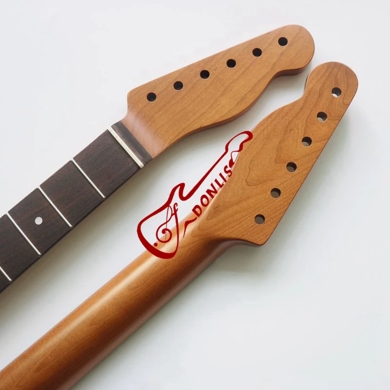 21 Stainless Steel Frets Vintage 25.5" Nitro Finished Roasted Maple Tl ...