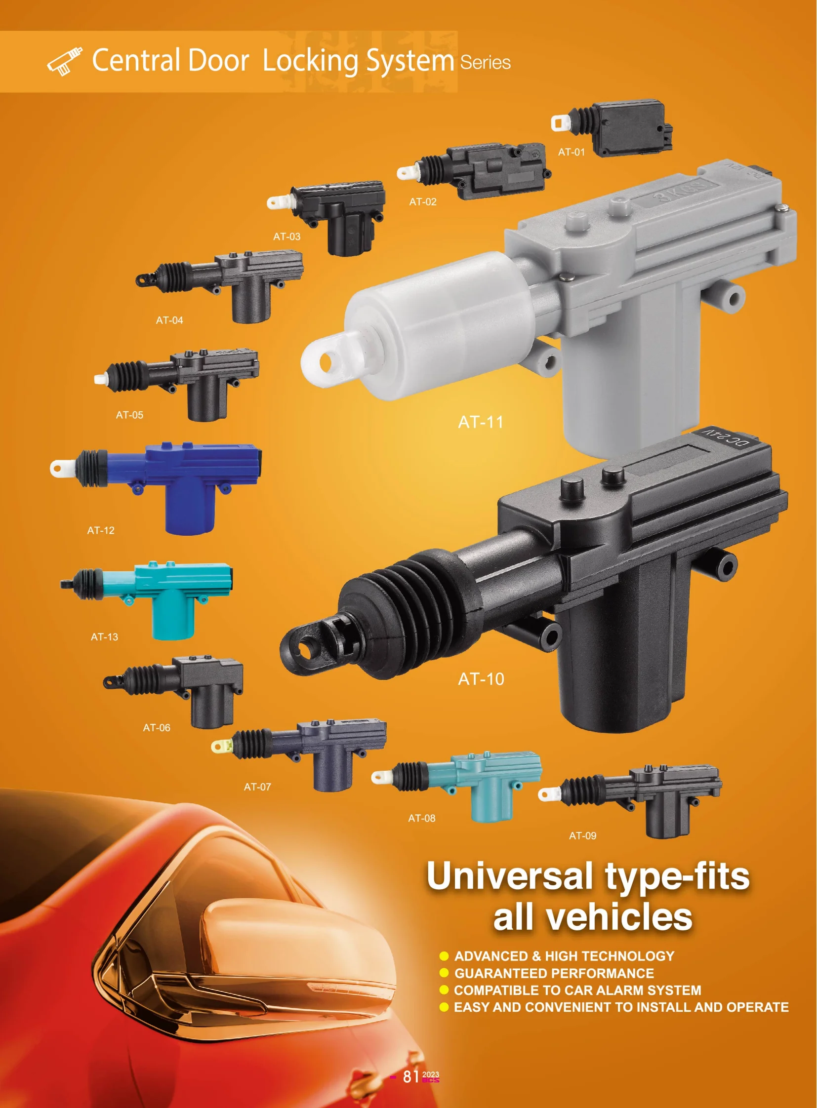 Wholesale Universal DC12V Car Door Central Lock Kit