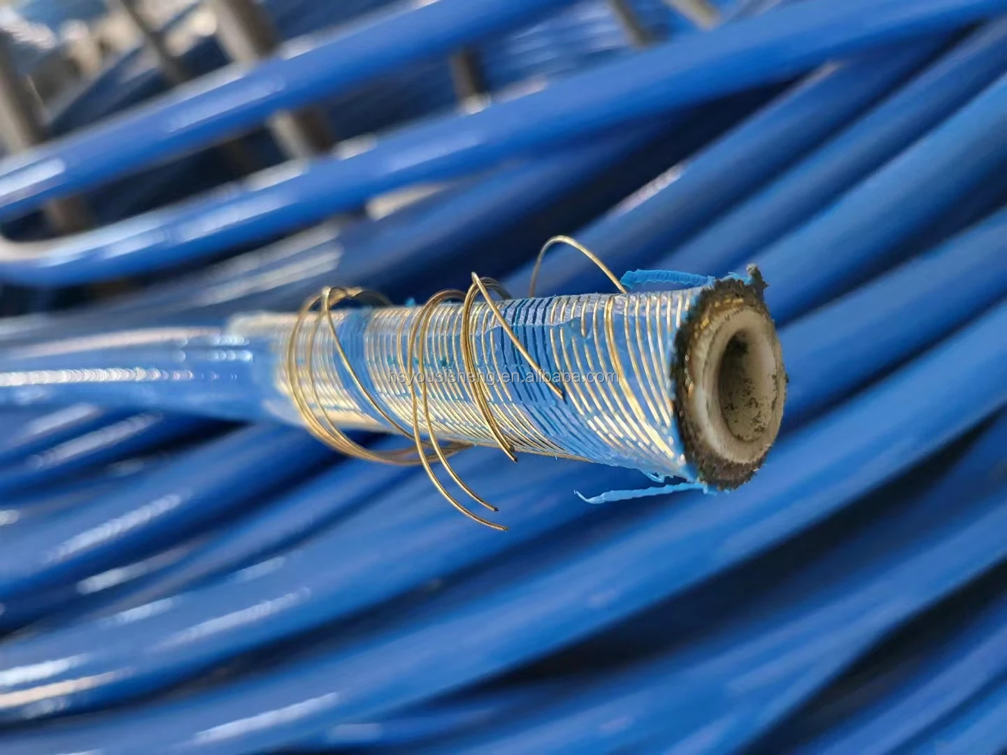 DN8 UHP Thermoplastic Hose Water Jetting Hose Ultra High Pressure Hose ...